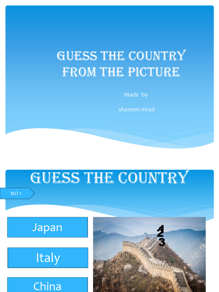 Guess The Country | PDF