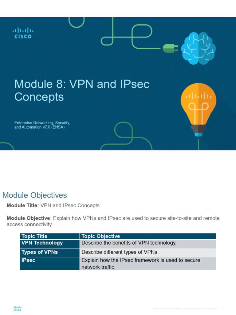 VPN and IPsec Concepts Overview | PDF | Virtual Private Network ...
