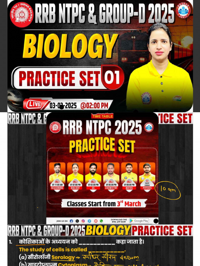 BIO SET 1 | PDF