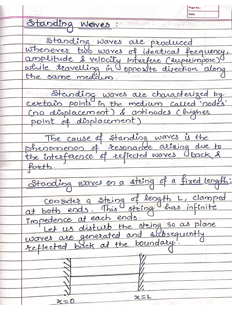 Standing Waves Updated | PDF