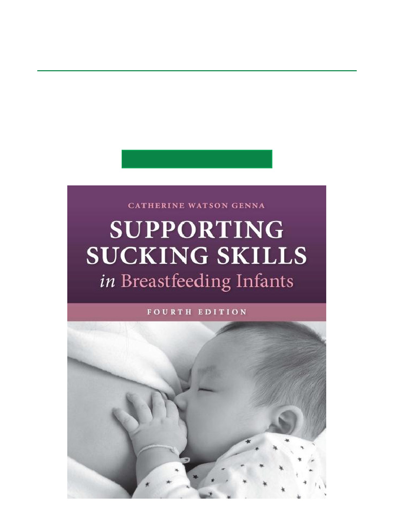 Supporting Sucking Skills in Infants | PDF | Breastfeeding | Infants