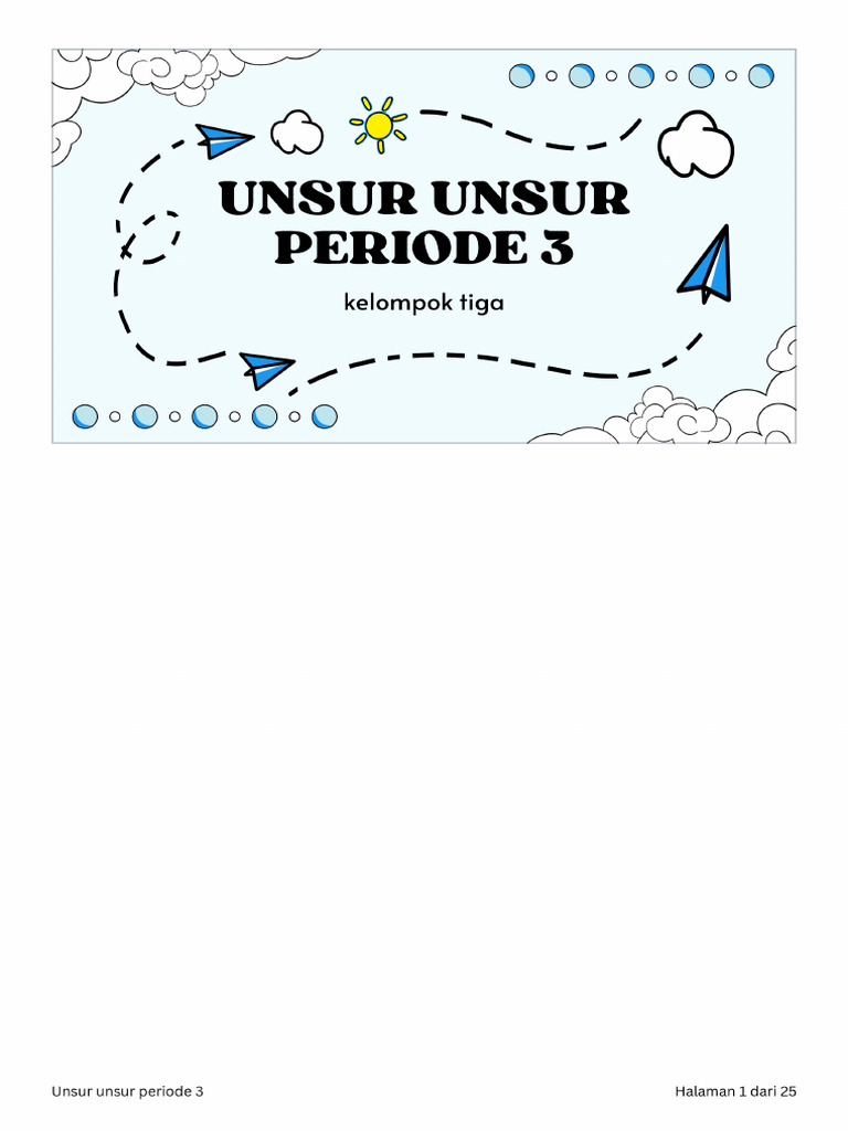 Unsur Unsur Periode 3 - 20241119 - 204638 - 0000 | PDF