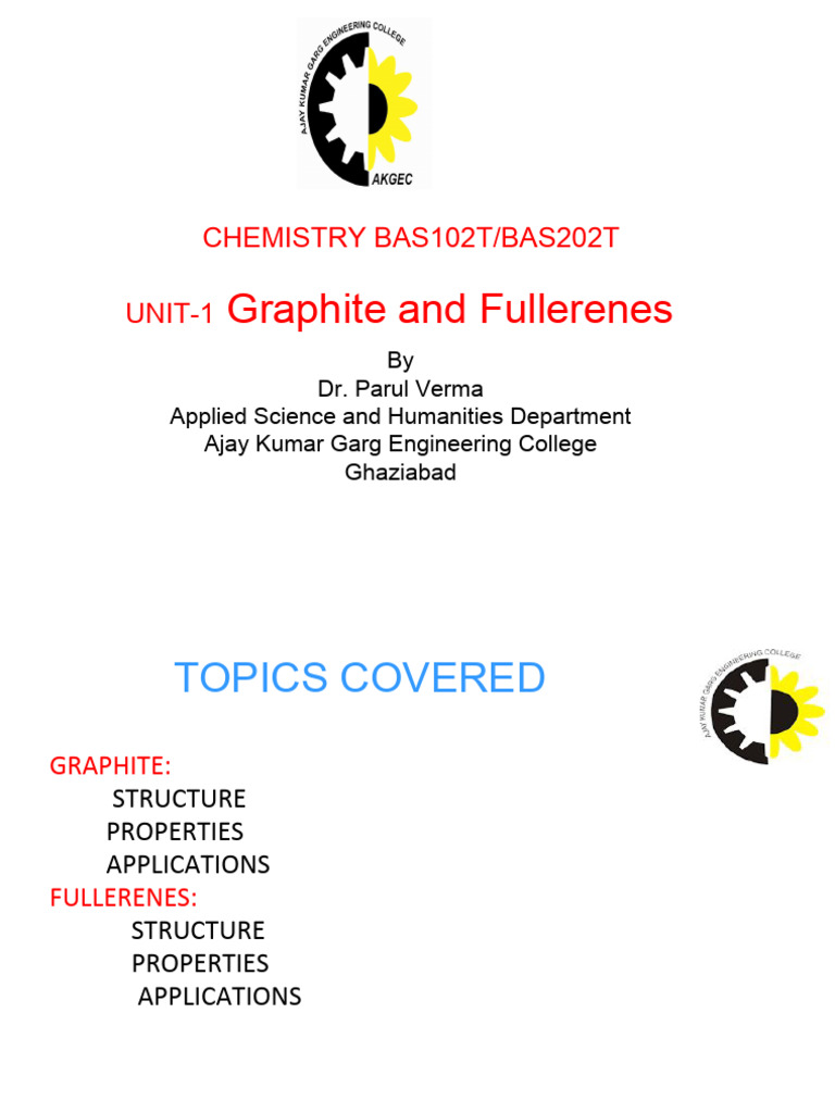 Graphite and Fullerenes | PDF | Fullerene | Carbon