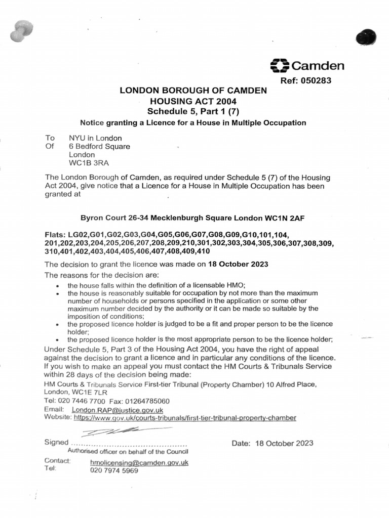 HMO License Letter | PDF