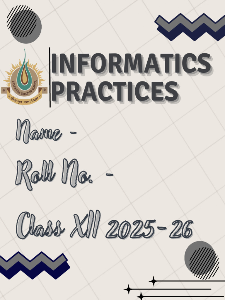 Informatics Practices | PDF
