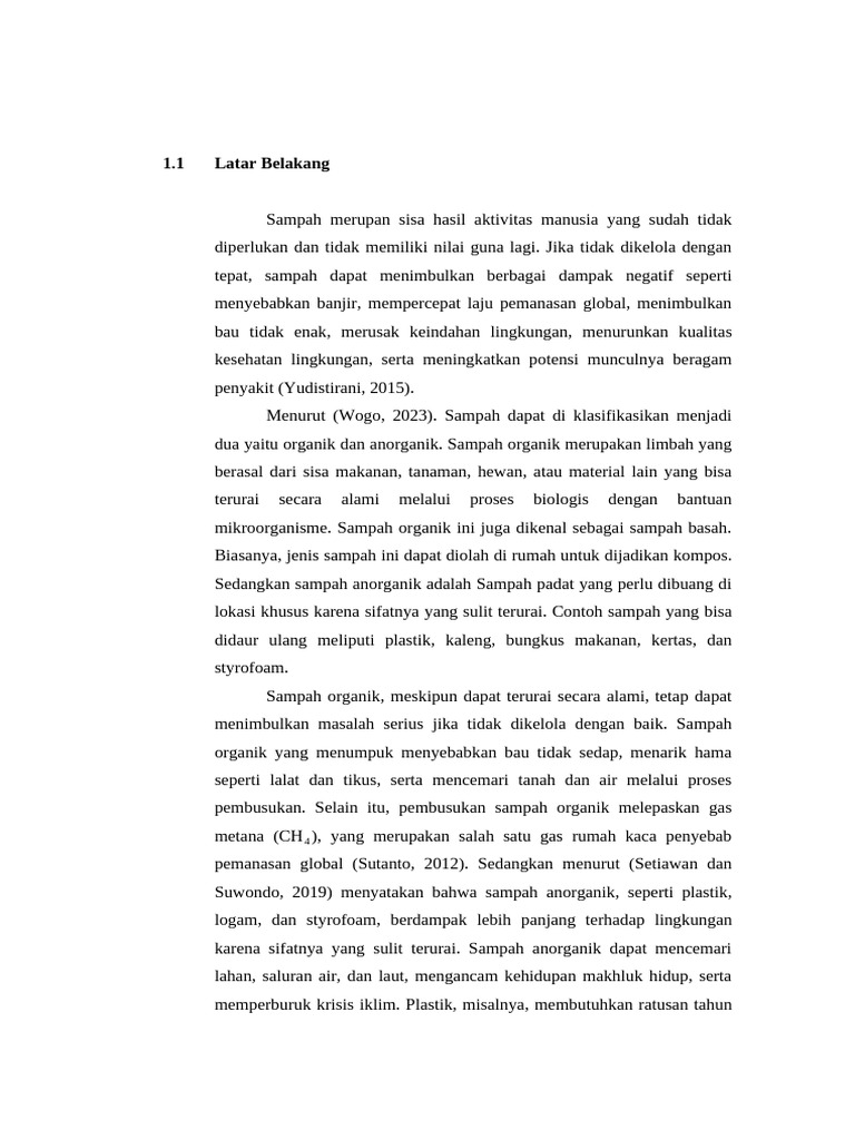 Latar Belakang | PDF