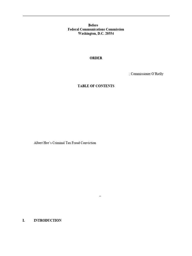 FCC 16 167a1 | PDF | Federal Communications Commission | Communications ...
