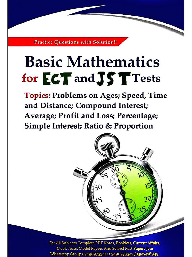 Basic Maths JST | PDF