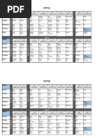 Timetable - Grade 8 | PDF