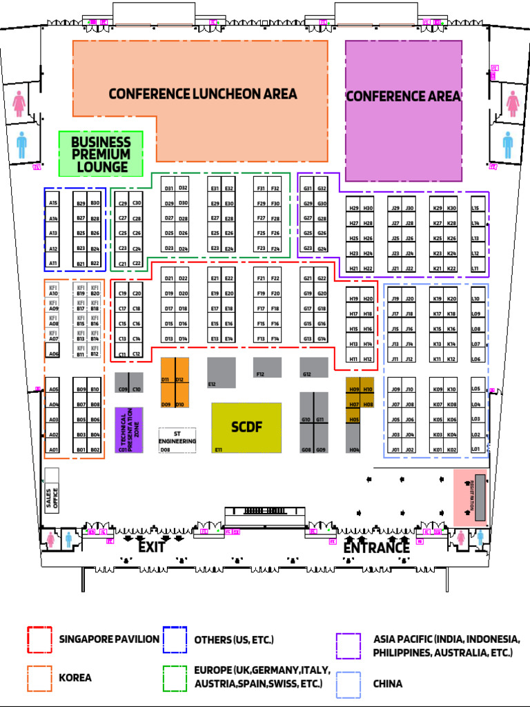 SIDEX 2025 LAYOUT PLAN 24 Mar - C | PDF