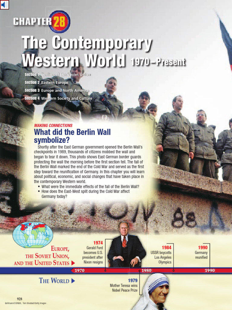 6 the Contemporary Western World, 1970-Present | PDF | Leonid Brezhnev ...