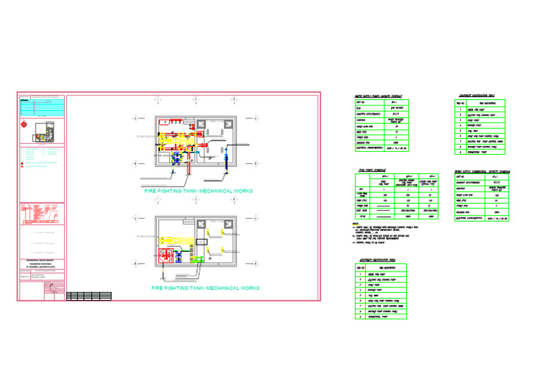 FIRE FIGHTING TANK - MEP-Model | PDF | Civil Engineering ...
