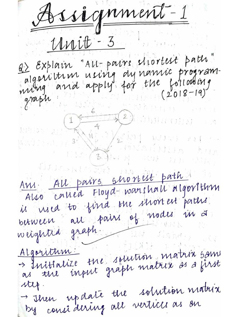 Daa Assignment 1 | PDF