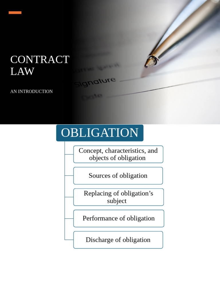 Chapter 1 Obligation | PDF | Assignment (Law) | Property