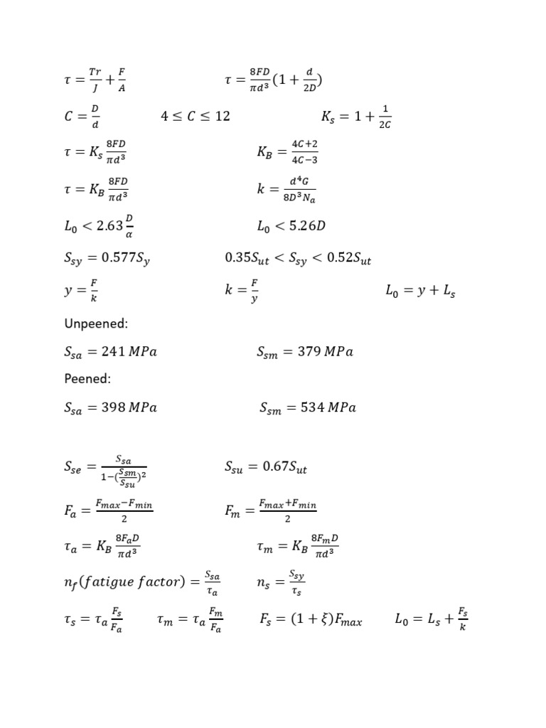 Formula Spring (Second) 2 | PDF