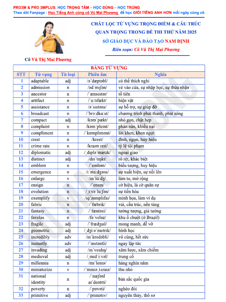 B T V NG Cô Mai Phương | PDF