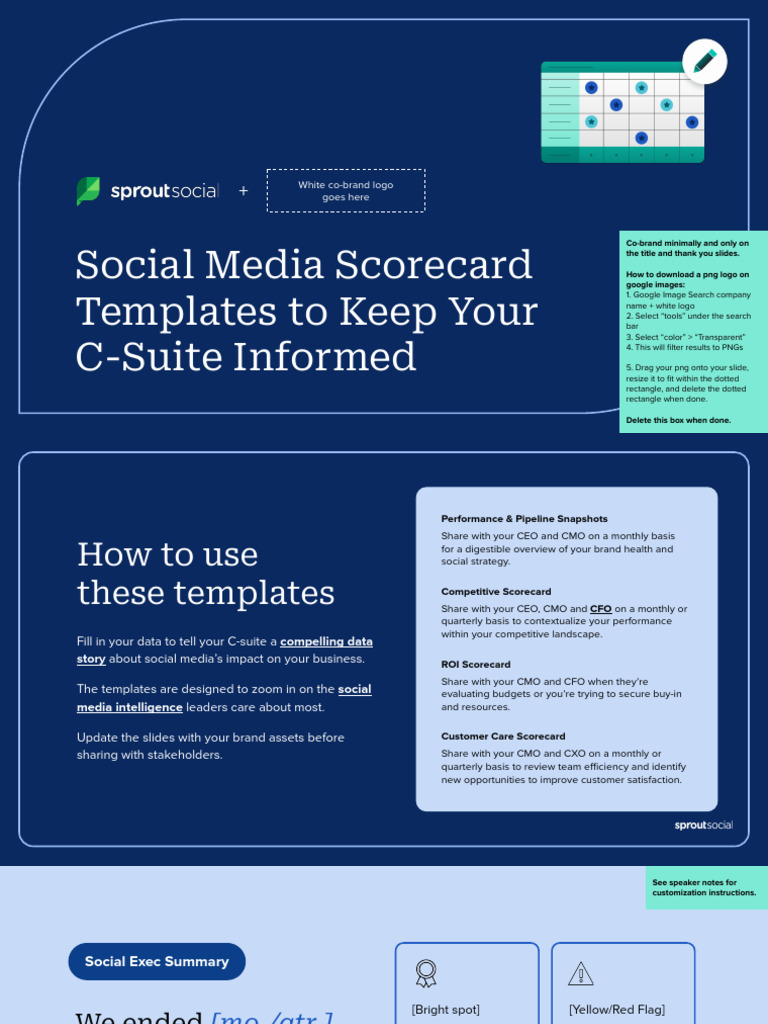 Template - Social Media Scorecard 2.0 | PDF | Return On Investment ...