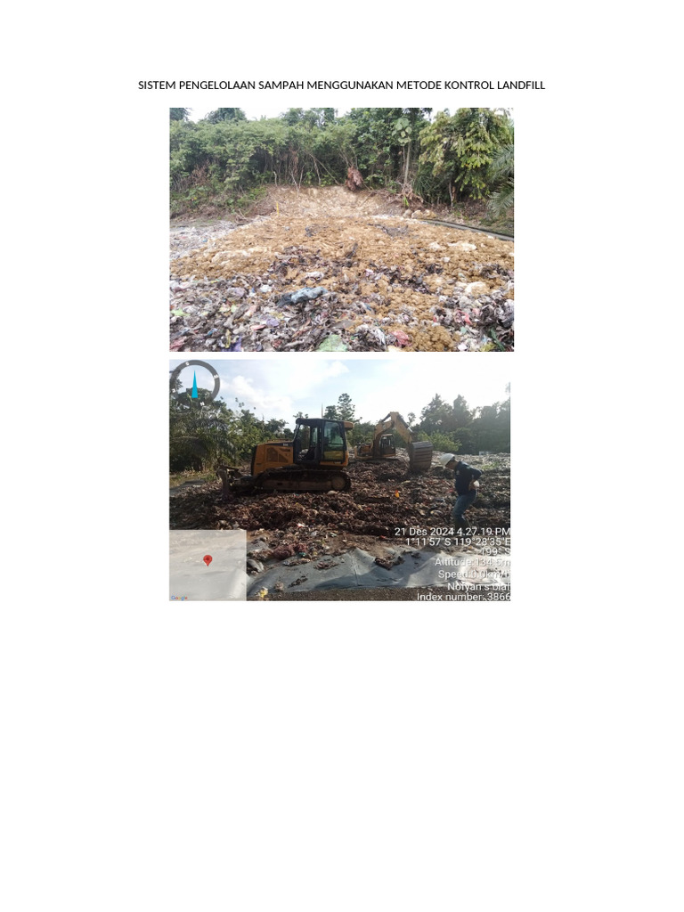 Sistem Pengelolaan Sampah Menggunakan Metode Kontrol Landfill | PDF