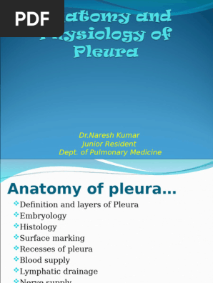 Pleural Recesses Ppt