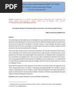 Schultz's 1961 Human Capital Theory | PDF | Human Capital | Capital ...