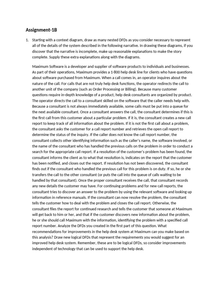 Assignment 1-B | PDF