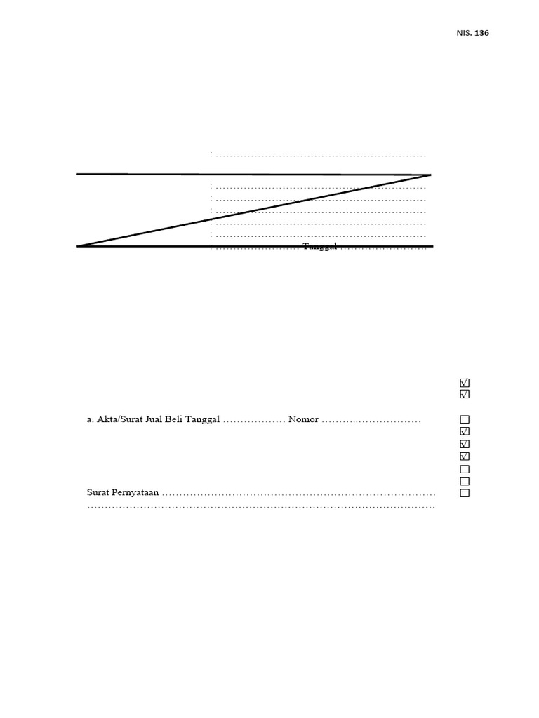 FORM PTSL 2024 Bengkok | PDF