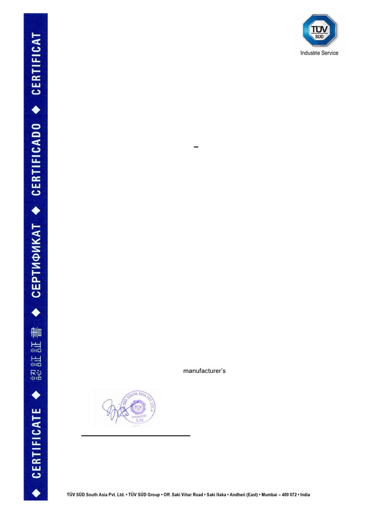2 - JSL NORSOK Certificate - IND 026755 02 UNS S32205 31803 DT 04.04.2025 | PDF
