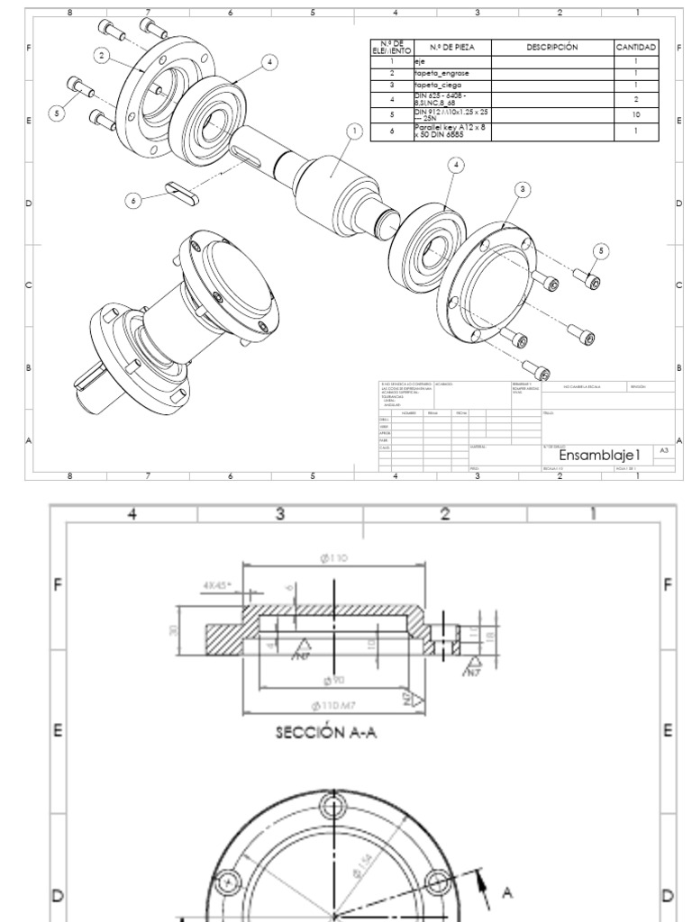 Practica 9 Eix Reductor | PDF