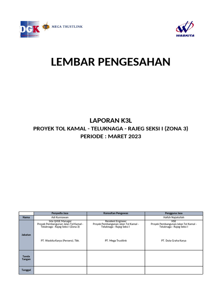 Laporan Eksternal Maret 2023 | PDF