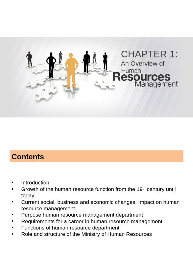Human Resource Management Overview | PDF | Human Resource Management ...