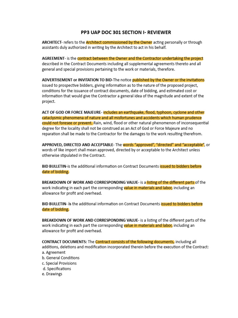 UAP Document 301 Overview and Guidelines | PDF | Specification ...