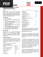Nitoproof 600 PF Waterproofing Guide | PDF | Concrete | Water