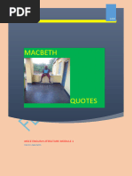 Key Quotes from Macbeth Act 1 Scene 7 | PDF