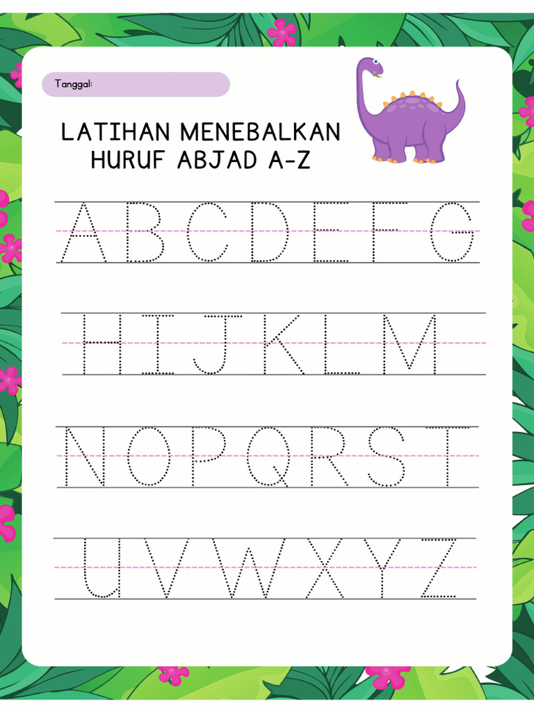 Dinosaur Alphabet Practice | PDF