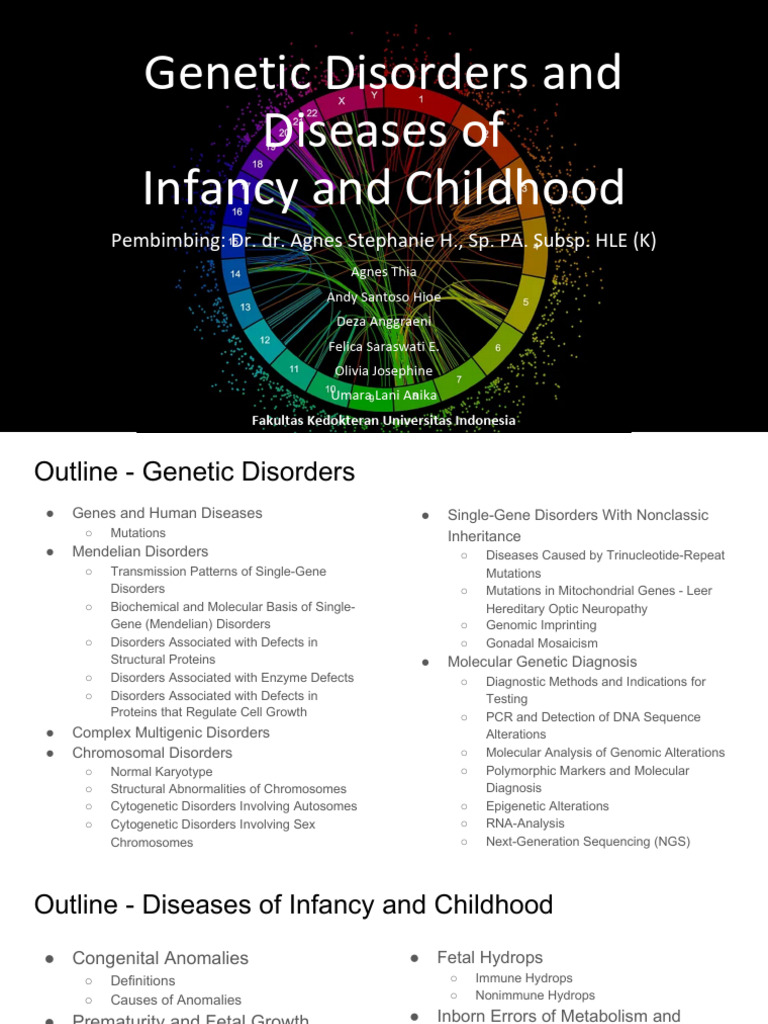 Kelainan Penyakit Genetik Dan Penyakit Anak | PDF | Genetic Disorder ...