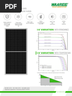 WAAREE-Panal Specification | PDF | Sustainable Technologies | Electricity