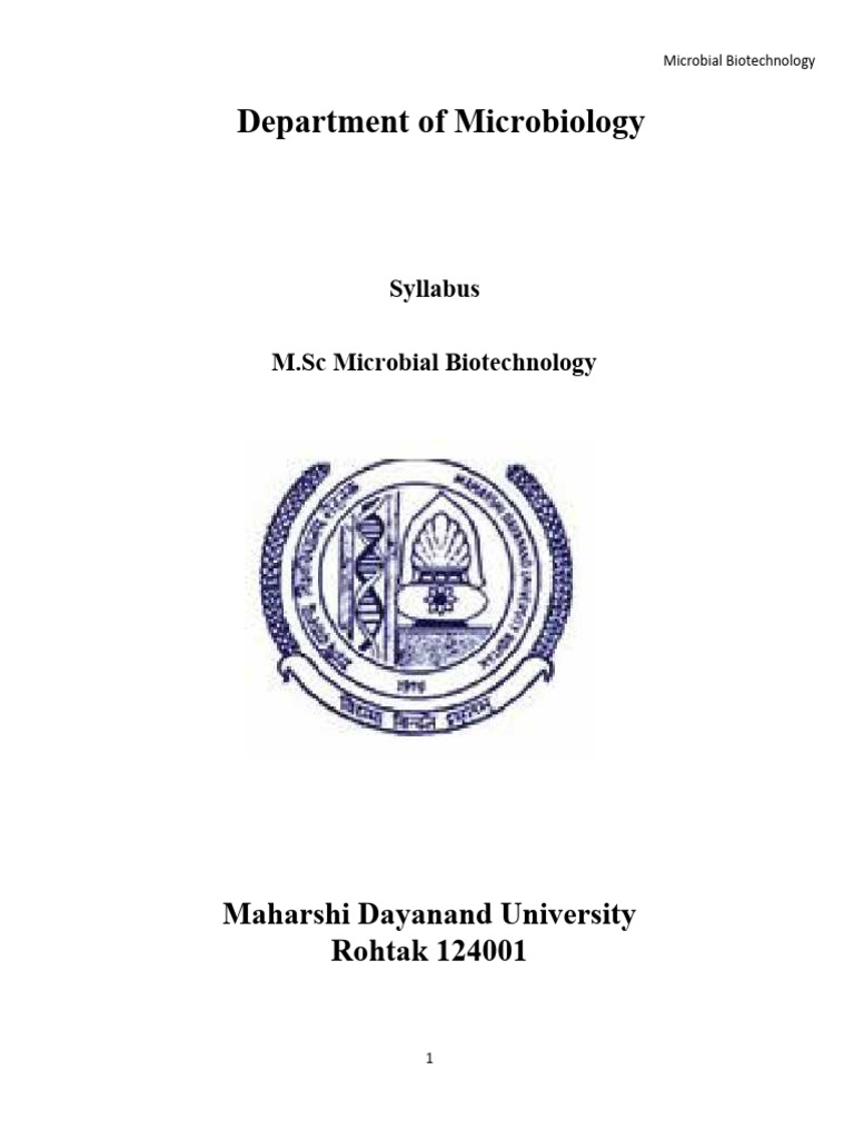 CBCS-Microbial Biotech-12-09-16_final | PDF | Metabolism | Microorganism