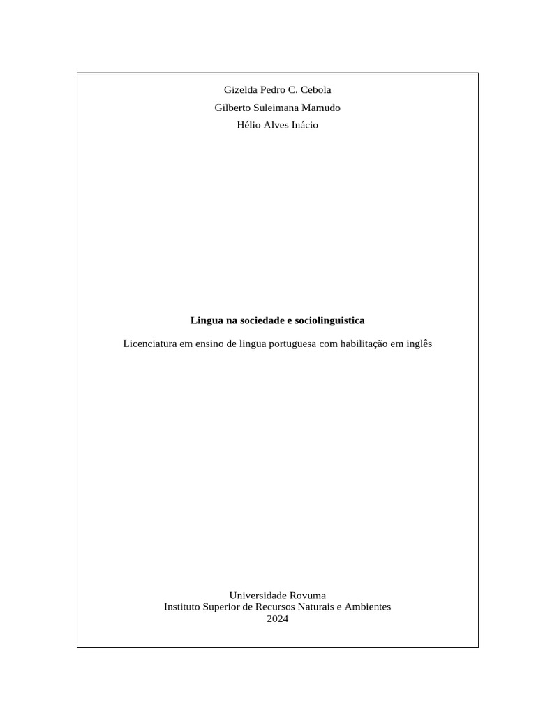 trabalho de Fonetica e Fonologia do Porgues | PDF | Psicolinguística | Linguística