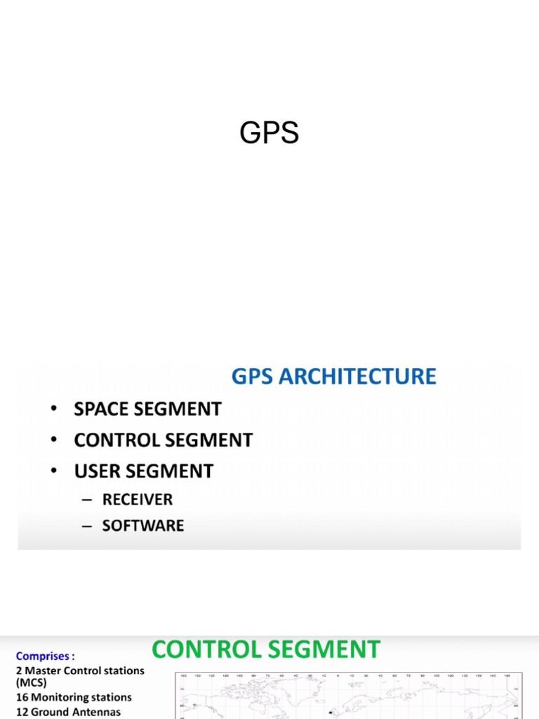 Lecture GPS New | PDF