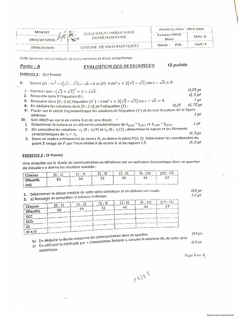 Maths Proba - Blanc. PreD - Dla3 | PDF