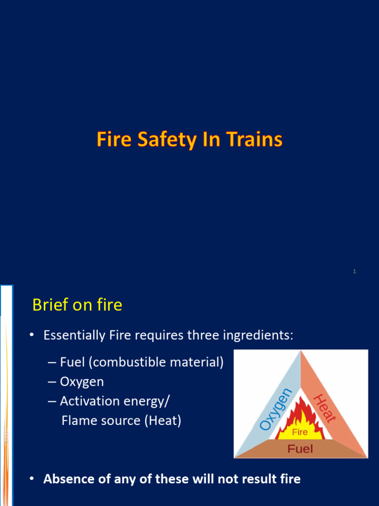 Fire Safety: FST in Train Coaches | PDF | Fires | Smoke