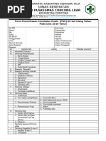 Form 2pemeriksaan CKG | PDF