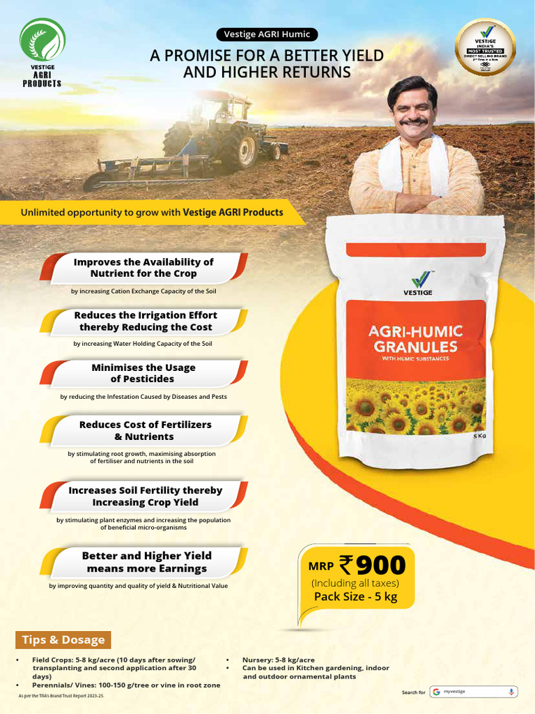 Agri Humic Granules Poster (English) 2024 | PDF | Soil | Fertilizer