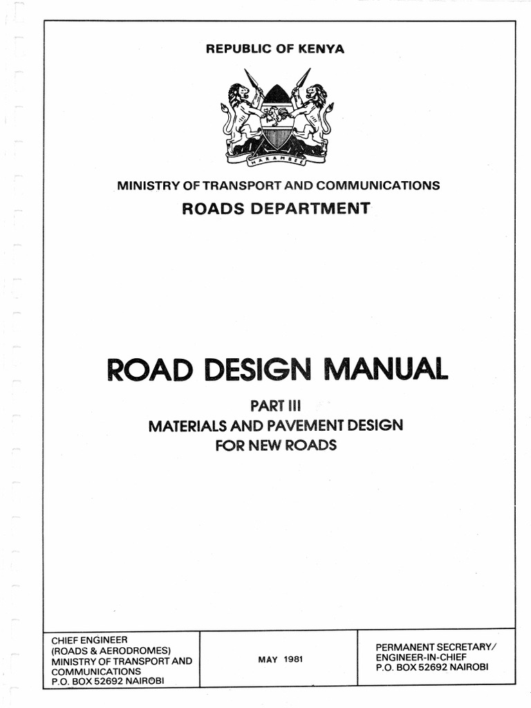 Materials and Pavement Design Guide | PDF