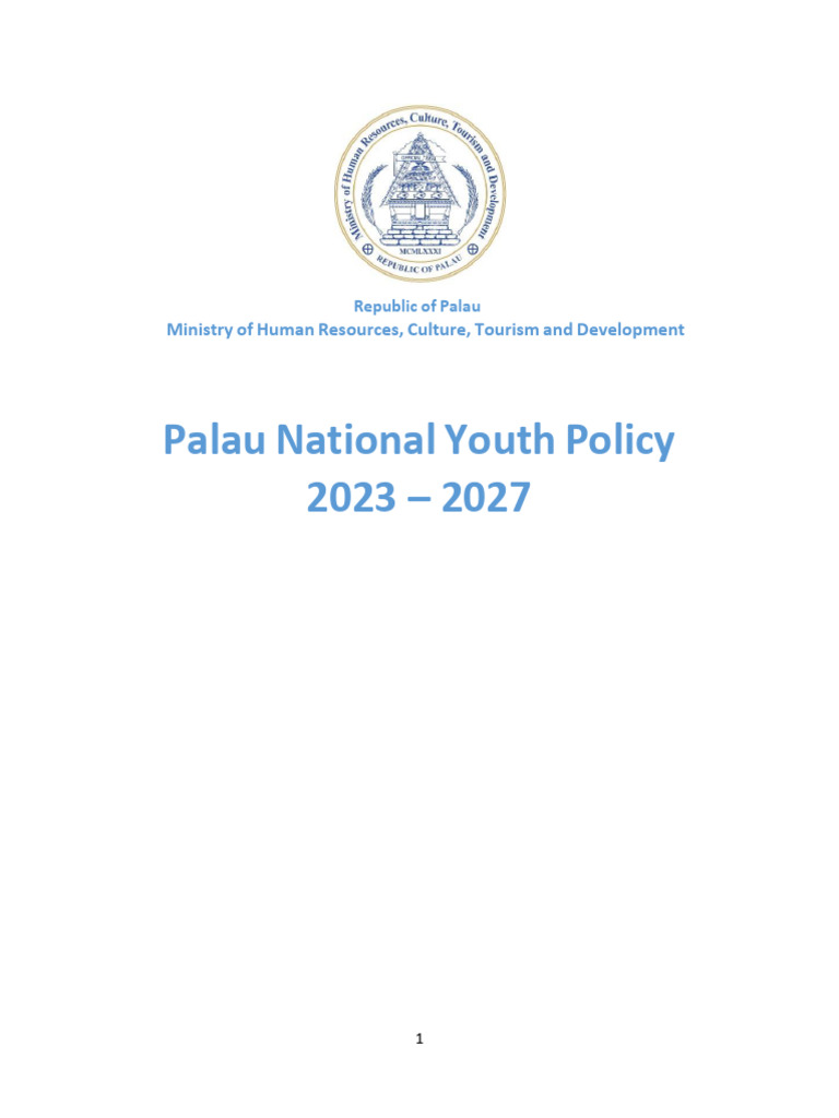 Palau National Youth Policy 2023-2027 | PDF | Cost Of Living | Non ...