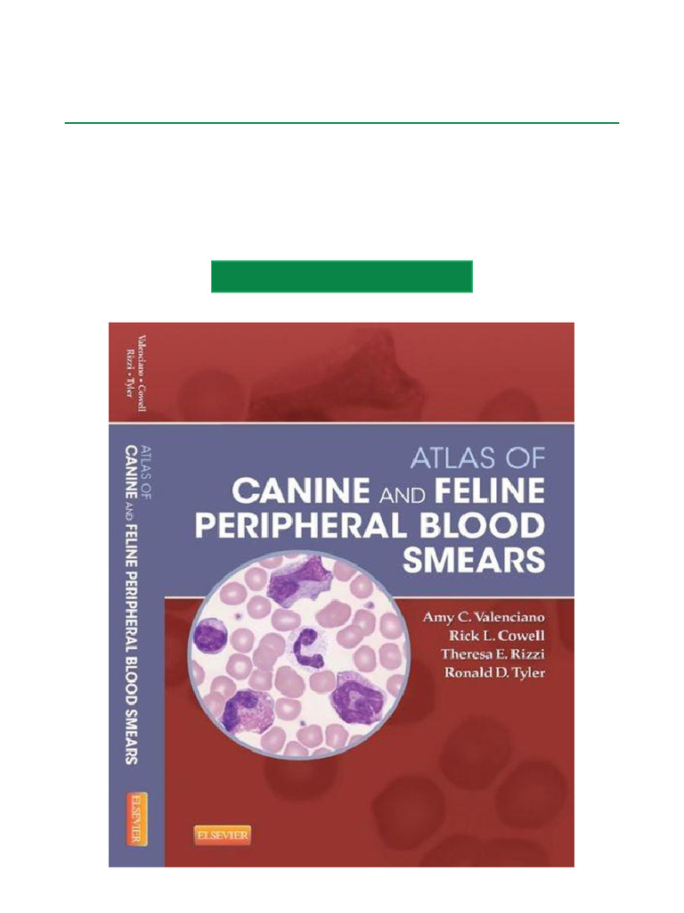 Feline and Canine Blood Smear Atlas | PDF | White Blood Cell | Red ...