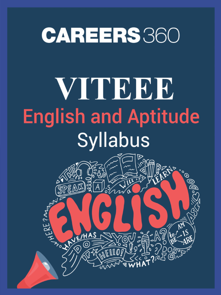 VITEEE English and Aptitude Syllabus | PDF