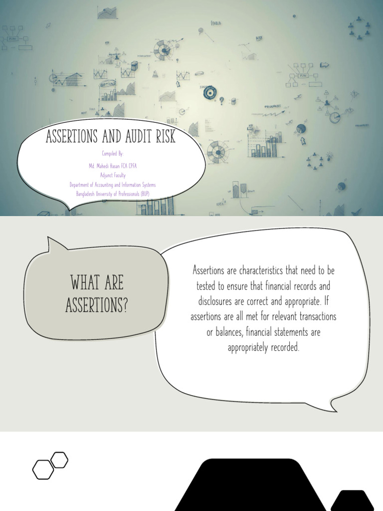 Assertions and Audit Risk | PDF | Audit | Going Concern