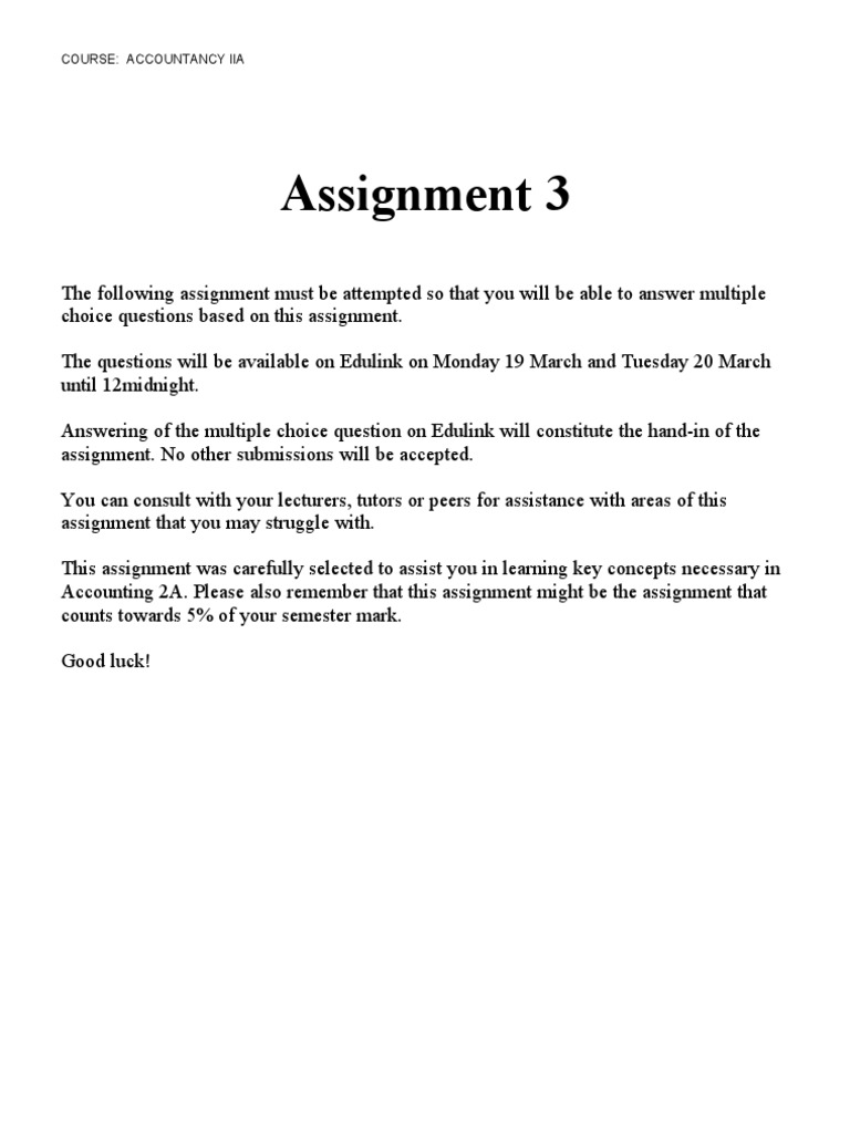 Assignment 3 - Question | PDF | Depreciation | Expense