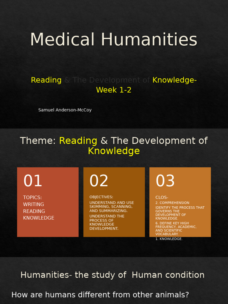 LLM PPT Week 1-2 Reading, Writing, and Knowledge | PDF | Speed Reading | Learning
